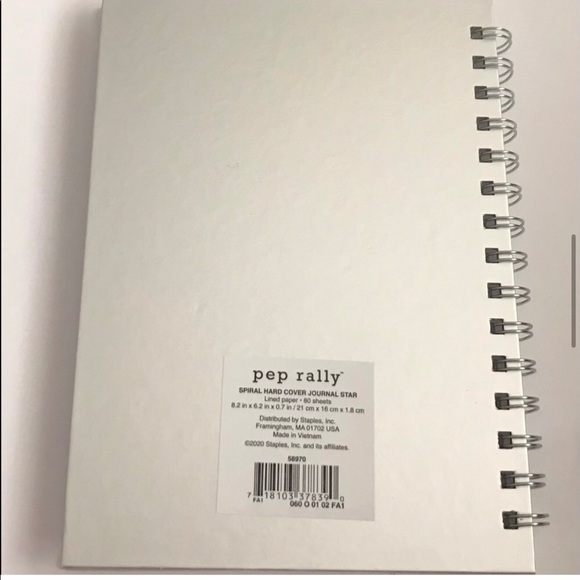 Pep Rally | Accessories | New Pep Rally Spiral Hard Cover Journal Star ...